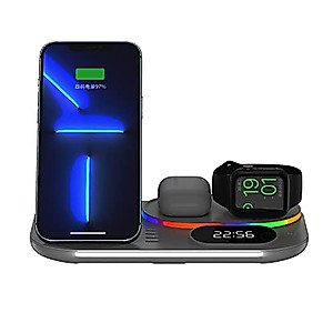 SUPERLIT 3-in-1 Fast Wireless Charger for Phone, Watch and Earbuds