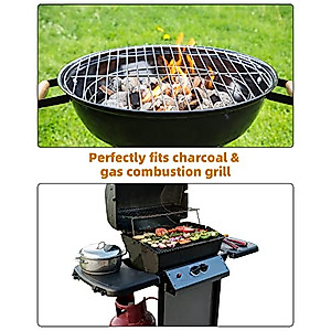 RIEDHOFF 17" x 13" Griddle, [430 Stainless Steel] Flat Top Rectangular Plate with 2 Barbecue Spatula for Charcoal/Gas Grills, Parties, Camping