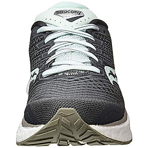 Saucony Women's Triumph 18, Charcoal/Sky, 7 Medium