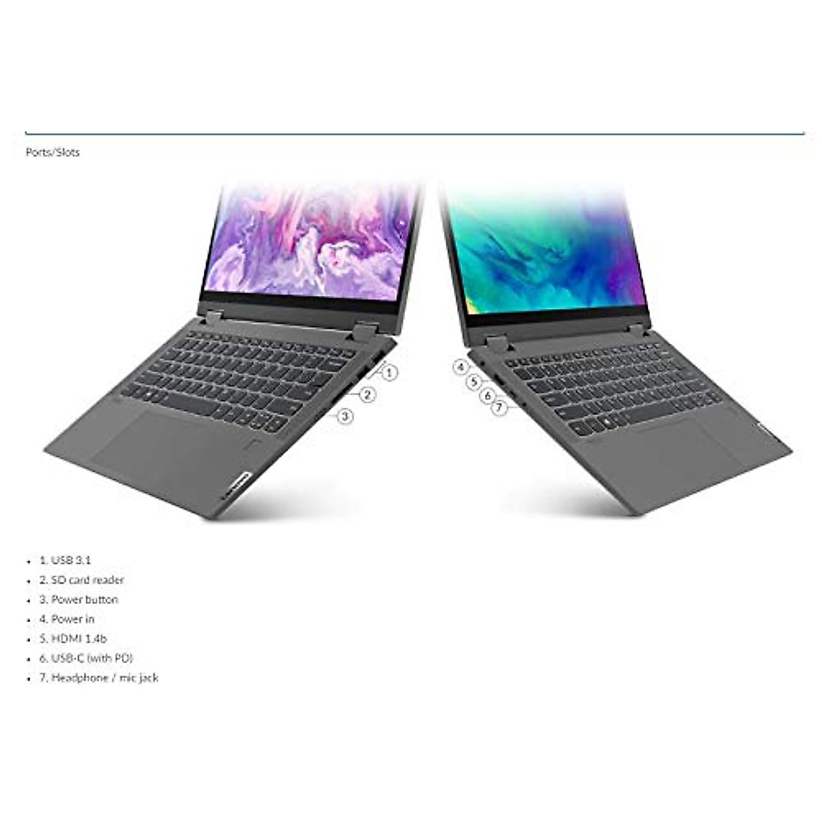 Latest Lenovo IdeaPad Flex 5 15IIL05 2 in 1 Laptop 15.6" FHD (1920 x 1080) IPS Touchscreen Intel 4-Core i7-1065G7 (1.3/3.9 GHz) 16GB DDR4 RAM 1TB PCIe SSD Fingerprint Win 10 Home - Graphite Grey