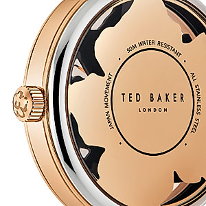 Ted Baker Lilabel Stainless Steel Rose Gold Bracelet Watch (Model: BKPLIF2029I)