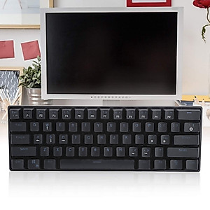 Estink Gaming Keyboard,61 Key Wired Mechanical Keyboard,LED Backlit Gaming Keyboard,Gaming Keyboard with Blue Switch,Suitable for Home and Office