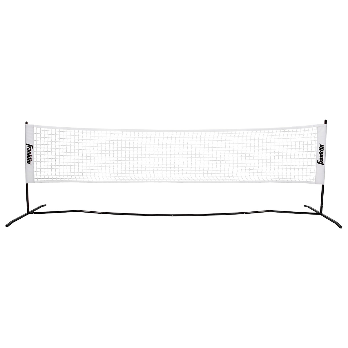 Franklin Sports Half Court Size Pickleball Net by Franklin Pickleball - Includes 10ft Net, (2) Paddles, and (2) X-40 USA Pickleball Approved Pickleballs,Black