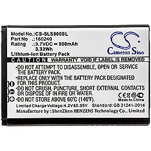 Cameron Sino 900mAh Battery for Steelseries H Wireless Gaming-Headset, Steelseries 160240, Steelseries Siberia 800