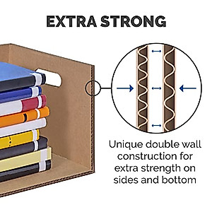 Bankers Box SmoothMove Classic Moving Boxes, Tape-Free Assembly, Easy Carry Handles, Brown, Assorted 12 Pack (7716401)