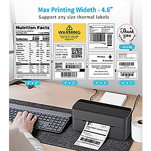 Thermal Label Printer, Phomemo Shipping Label Printer, Thermal Printer for Small Business Compatible with Mac Windows and Chromebook, Widely Used for Amazon, Ebay, Shopify, Etsy, UPS, USPS, FedEx, DHL