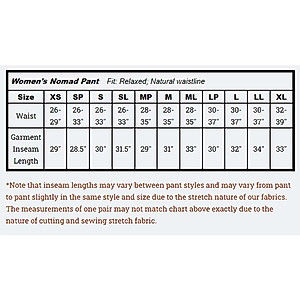 SportHill Women's Nomad II Pant, Black, Large Petite