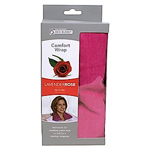 Bed Buddy Comfort Wrap for Neck and Shoulders - Aromatherapy Heating Pad and Cooling Neck Wrap - Microwavable for Moist Heat Therapy and Freezable for Cooling Therapy - Pink, Lavender & Rose Scent