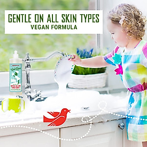 Rebel Green Super Deluxe Frankincense and Pine Scent Dish Soap, Sulfate Free, 16 Ounce (Pack of 4)