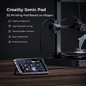 Creality Sonic Pad Based on Klipper Firmware 7 Inch Touch Screen 3D Printer Smart Pad with Higher Printing Speed for Creality Ender 3 Pro/Ender 3 V2/Ender 3 S1/Ender 3 S1 Pro FDM Ender 3D Printers