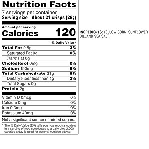 Popcorners Sea Salt, 7 Oz