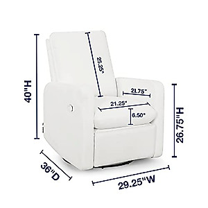 Delta Children babyGap Cloud Recliner with LiveSmart Evolve - Sustainable Performance Fabric, Artic