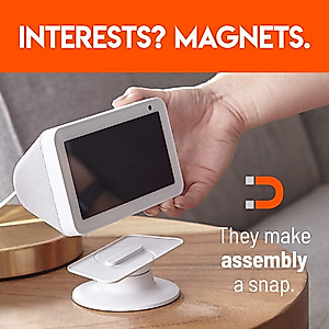 Made for Amazon Tilt + Swivel Stand for the Echo Show 5 - White