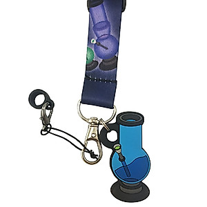 Lanyard Bong Marijuana 420 Cannabis Rubber Bong Attachment Vape Pen Holder