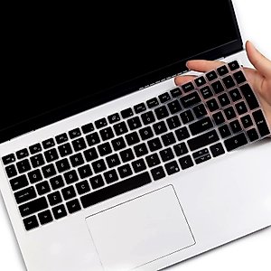 Keyboard Cover for 2024 2023 15.6" Dell Inspiron 15 3510 3511 3515 3525 3530 3535 5510 5515 5518 7510, Inspiron 16 7610, Vostro 15 3510 5510 5515, Latitude 3520, 2022 Inspiron 15(Not Fit Dell G5 G15)