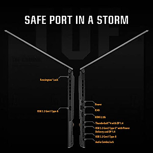 ASUS TUF Gaming F15 (2023) Gaming Laptop, 15.6” FHD 144Hz, 100% sRGB Display, GeForce RTX 4050, Intel Core i5-13500H, 16GB DDR4, 512GB PCIe SSD Gen 4, Wi-Fi 6, Windows 11, FX507VU-ES53