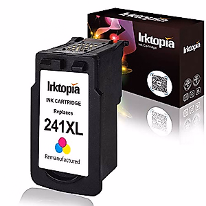 Inktopia Remanufactured Ink Cartridge Replacement for Canon 241 XL CL 241XL CL-241XL (1 Color) for Canon PIXMA MG3620 MG3520 MG3220 MG2220 MG2120 MX532 MX472 MX432 MX452 TS5120 MG3600 Printer