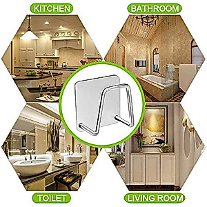 2Pack Adhexitol Sponge Holder for Kitchen Sink, Strong Adhesive Small Sponge Holder Rustproof & Waterproof Kitchen Sink Caddy - Minimal Size Save Sink Space- SUS304 Stainless Steel,Quick Drying
