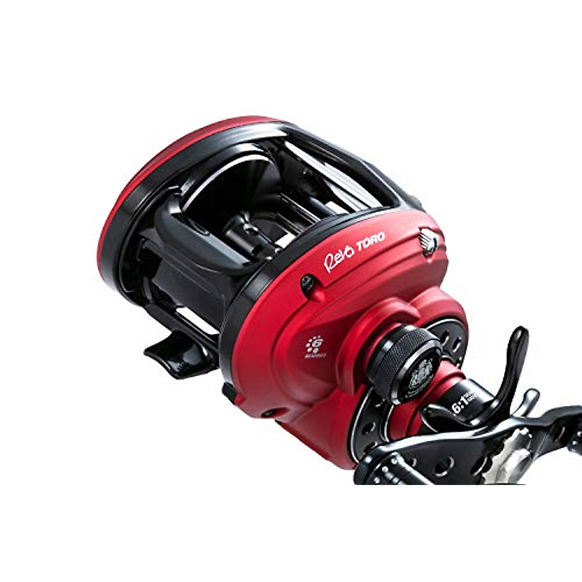 Abu Garcia Revo Toro Rocket LP Reell, Size 60LP Fishing Reel, Right Handle Position, Red