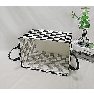 MAIZMZ Rectangular Storage Basket Collapsible Organizer Bin Waterproof Toy Box for Organizing Home/Dorm/Kitchen/Pet/Office/Closet/Shelf/Gift Baskets