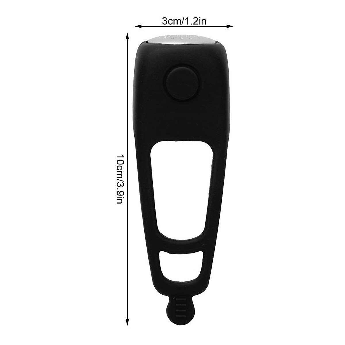 Keenso Lightweight 90 Decibels Mountain Bike Horn Loud Bicycle Horn Bicycle Handlebar Horn Alarm Bell Cycling Accessory(Black)