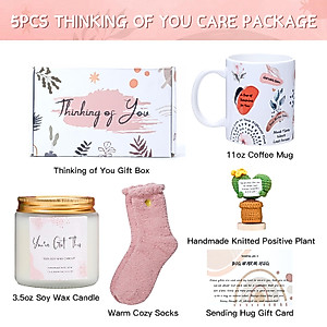 Get-Well Soon Gift Baskets for Women - Thoughtful Comfort Gifts for After Surgery Recovery - Thinking of You Feel Better Care Packge for Sick Friends