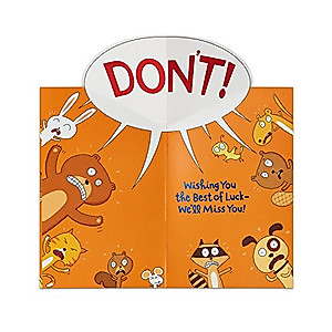 American Greetings Funny Goodbye Card (Don't Leave)