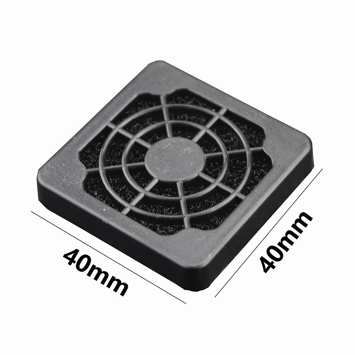 Wathai 2 Pack 40mm PC Fan Dust Filter PC Cooler Fan Filter Dustproof Cover Computer Case Mesh