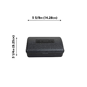 Allen Company Titan™ Broadhead Box & Caddy, Holds 6 Broadheads, Broadheads with Closed Width Up To 1-3/8 inches, Carbon Fiber