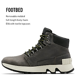 Sorel Men's Mac Hill Mid LTR Waterproof Shoe - Quarry - Size 10