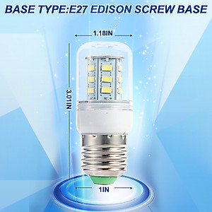 Kscjdg KEI D34l Frigidaire Refrigerator Light Bulb - for 5304511738 Light Bulb Frigidaire Refrigerator Parts PS12364857 AP6278388 -(110V-240V 3.5W)-1Pack