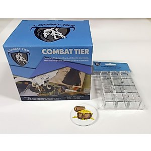 Bundle of Combat Tiers Base Set and Extension Pack Plus Treasure Chest Button