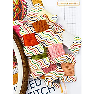 Great Smoky Mountains National Park CS418-1 - Counted Cross Stitch KIT#3. Threads, Needles, Fabric, Embroidery Hoop, Needle Threader, Embroidery Clippers and Printed Color Pattern Inside.