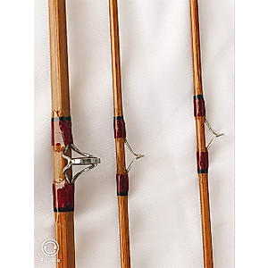 New Bamboo Fly Rod 7'6" for #5 Line Wt,2 Piece with 2 Tips.