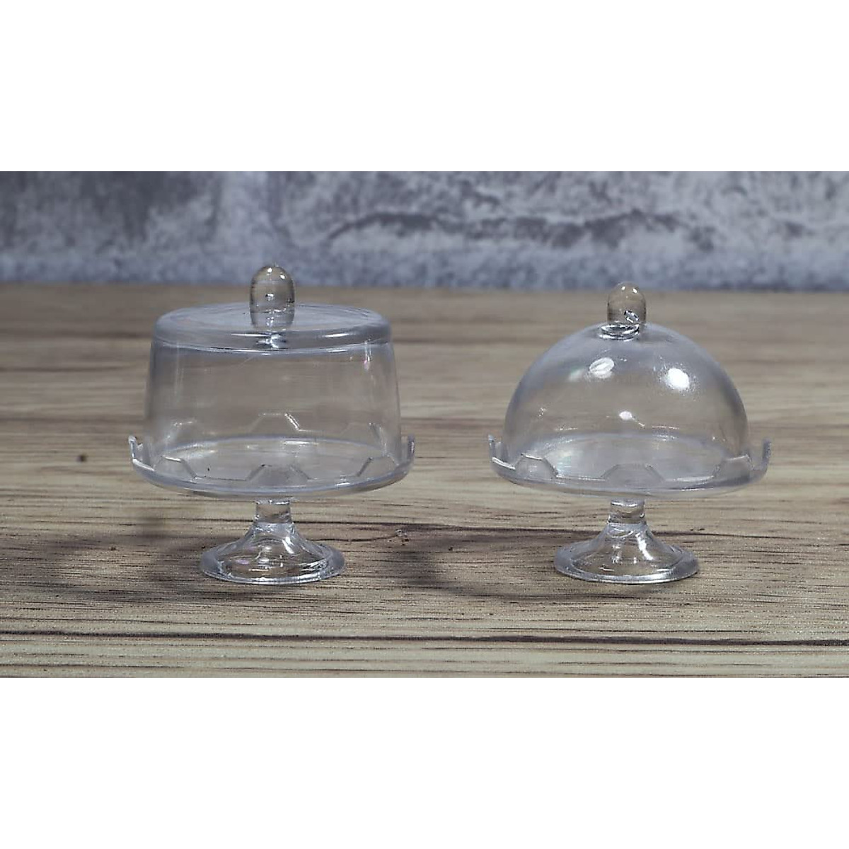 2 Style Vintage Bakery Cake Bread Dessert Display Cabinet Dollhouse Miniature Kitchen Furniture Accessories, Dollhouse Accessories Scale 1:6