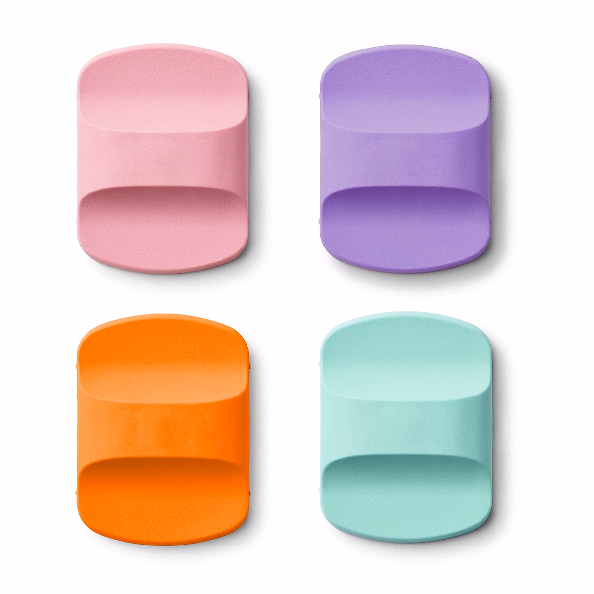 Fking Multi-Color Replacement MagSlider for Yeti Rambler Lids, 4 Pack, Fits 10oz, 16oz, 20oz, 26oz, 30oz Magnetic Tumbler Lids (Aqua/Orange/Purle/Pink)