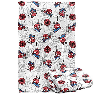 Marvel Spiderman Kawaii Silky Touch Super Soft Throw Blanket 36" x 58"