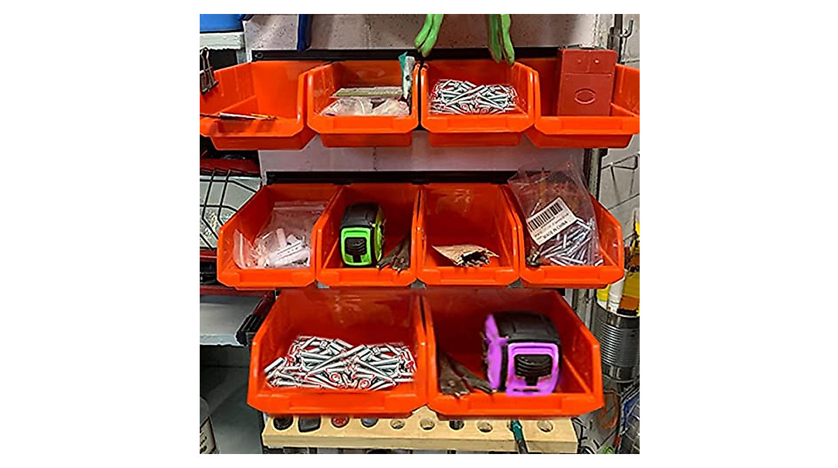 Wallmaster Wall Mounted Storage Bins - Space Saving Solution