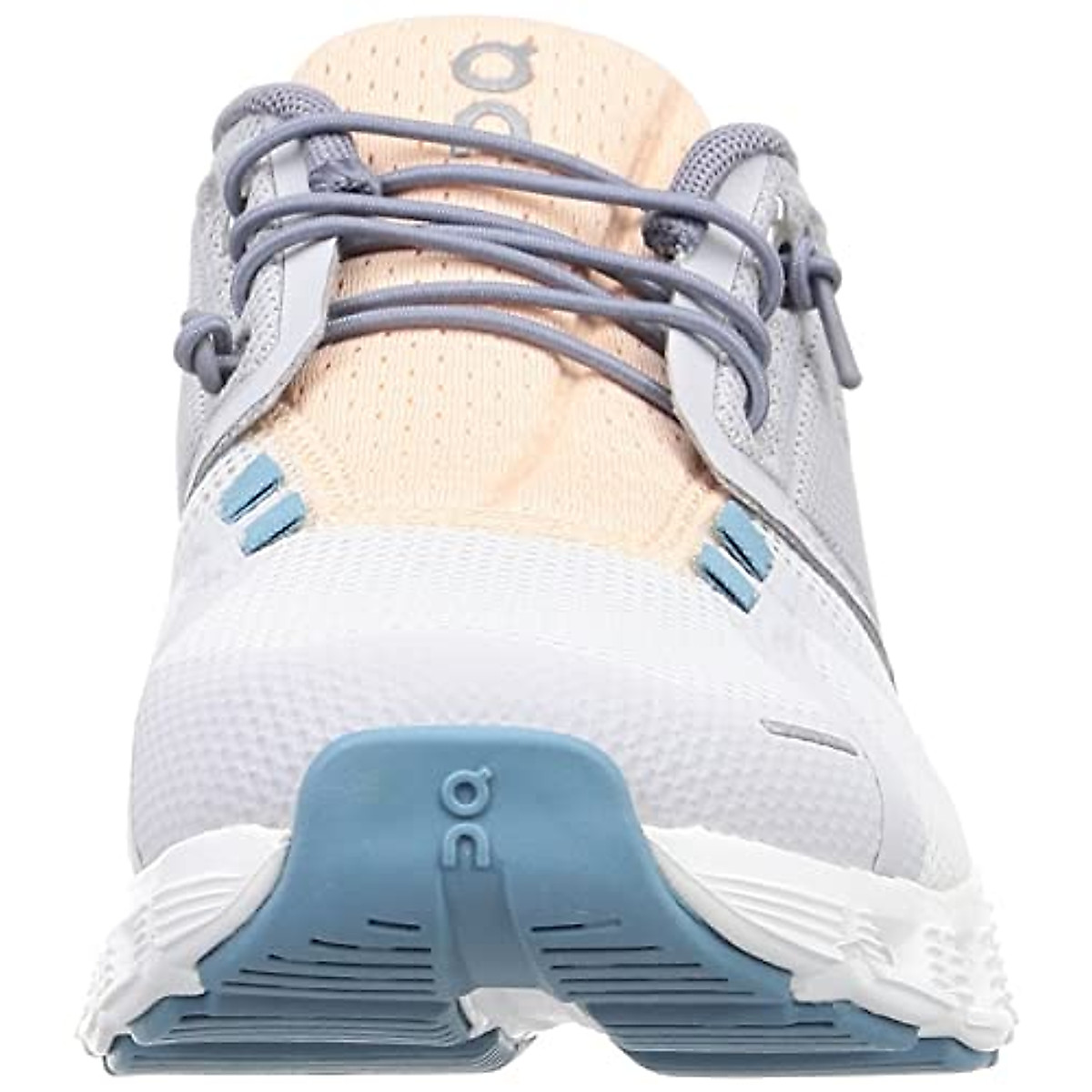 ON Women's Cloud 5 Push Sneakers, Glacier/Undyed White, 6