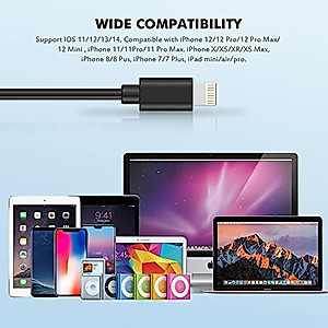 [MFi Certified] 2Pack Earbuds iPhone Earphones Wired Headphones Noise Isolating Stereo Bass with Built-in Microphone and Volume Control Compatible with iPhone 14 13 12 11 Pro Max Mini Plus SE X XS 8