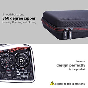 LTGEM DJ Controller Case for Hercules DJControl Inpulse 200 - Hard Storage Travel Protective Carrying Bag