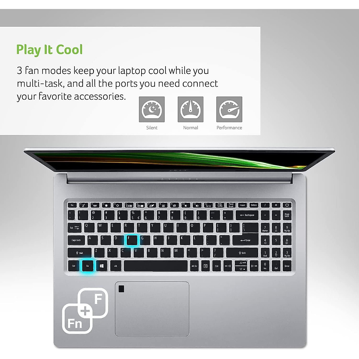 2022 Acer Aspire 5 15.6" FHD IPS Slim Laptop, AMD Ryzen 7 3700U(Beat i7-8565U, up to 4GHz), 16GB RAM, 512GB NVMe SSD, WiFi6, RJ-45, Backlit KB, Fingerprint Reader, Win 11 w/GM Accessories