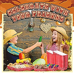 200 Pieces Cowboy Paper Food Trays Western Party Supplies Western Paisley Food Tray Western Snack Candy Holder Trays Disposable Serving Trays for Western Party Decorations Food Holder Trays