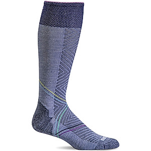 Sockwell Women's Pulse Knee High Firm Graduated Compression Sock, Lilac - M/L
