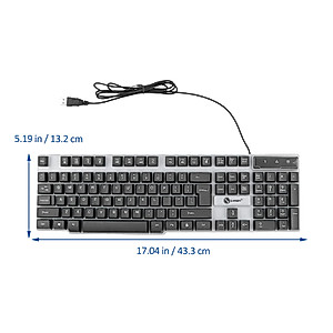 2 Sets Wired Keyboard and Mouse Gaming Keyboard Mouse Ergonomic Keyboard Mouse Computer Keyboard Backlit Keyboard Computer Accessories Keyboard Mouse for Gamer Ergonomic Mouse