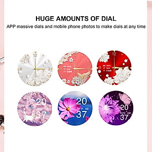 FastUU Z73 Women Smart Watch, 1.09 Inch Ladies Smartwatch Health Monitoring 200mAh Zinc Alloy Dual for Daily Wear