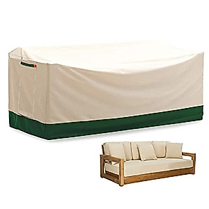 Umbrauto Outdoor Couch Cover Patio Furniture Covers Waterproof Outdoor Sofa Covers Heavy Duty Fade Resistant Patio Sofa Covers (87" Lx37 Wx35 H)