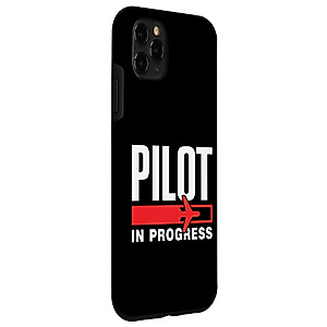 iPhone 11 Pro Max Pilot In Progress Aviation Aviator Airplane Pilot Case