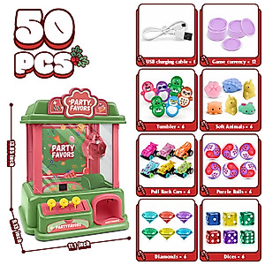 Amy&Benton Claw Machine for Kids Grabber Arcade Crane Venting Toy with Prizes for Boys Girls 6 7 8 10 12 Years Old