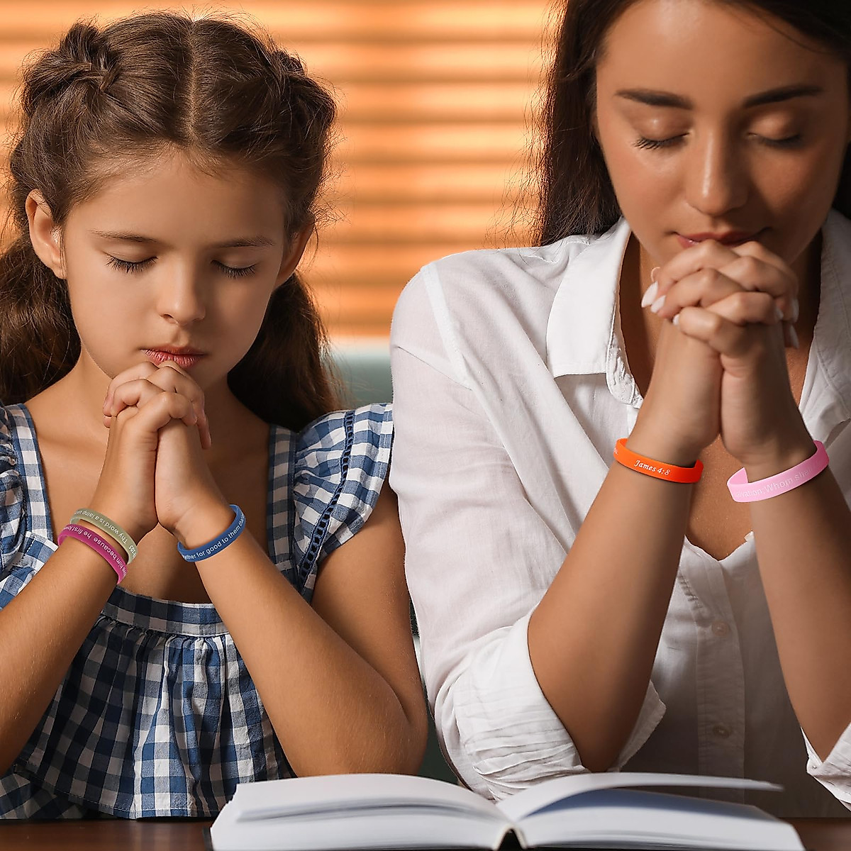 Estune 120 Pieces Bible Verses Bracelets Motivational Quote Rubber Wristbands Religious Silicone Bracelet Inspirational Silicone Wristbands Stretch Unisex for Men Women Party